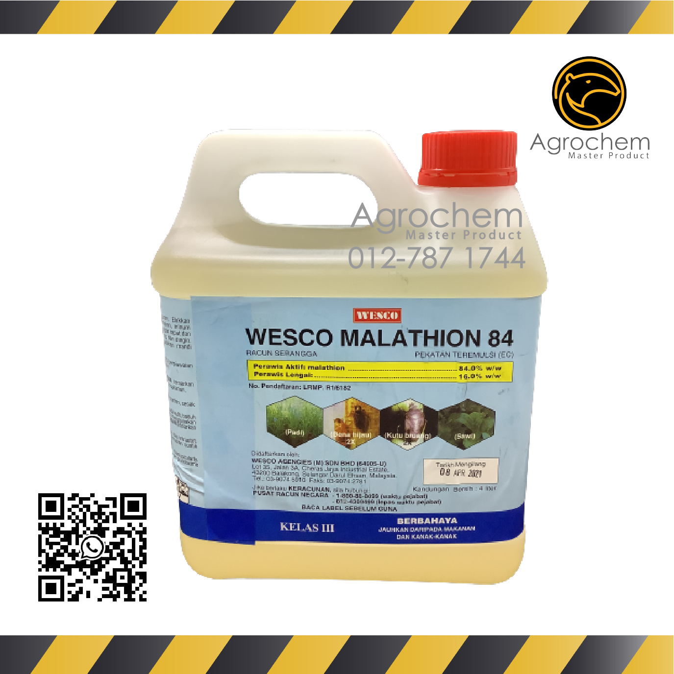 Wesco Malathion 84 Insecticide (4 Liter) | Lazada