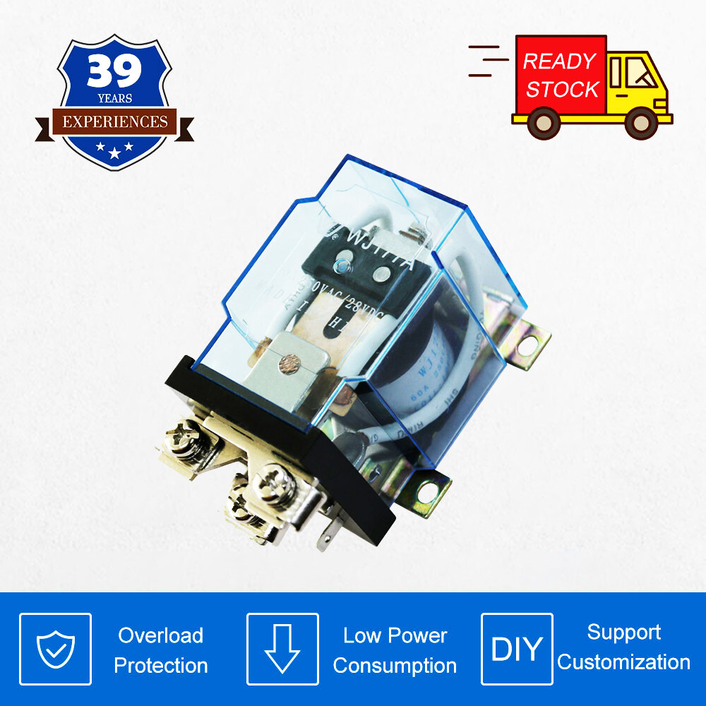 JQX-60F-1Z spdt 24 vdc relay 12VDC High Power relay 60A Electronic ...