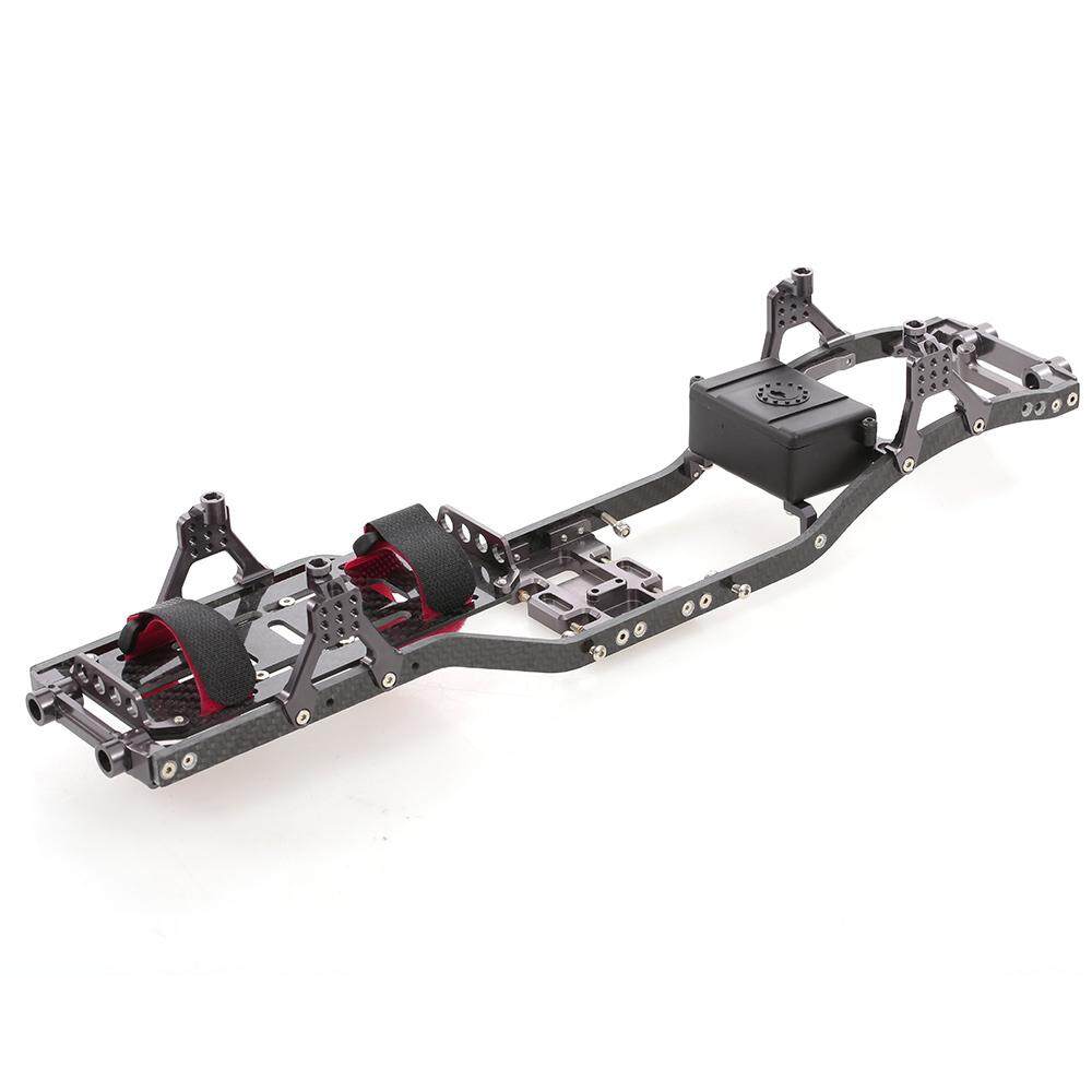 【ขาย & Ready สหรัฐอเมริกา Stock 】 SCX10กรอบคาน Carbon Graphite Chassis ...