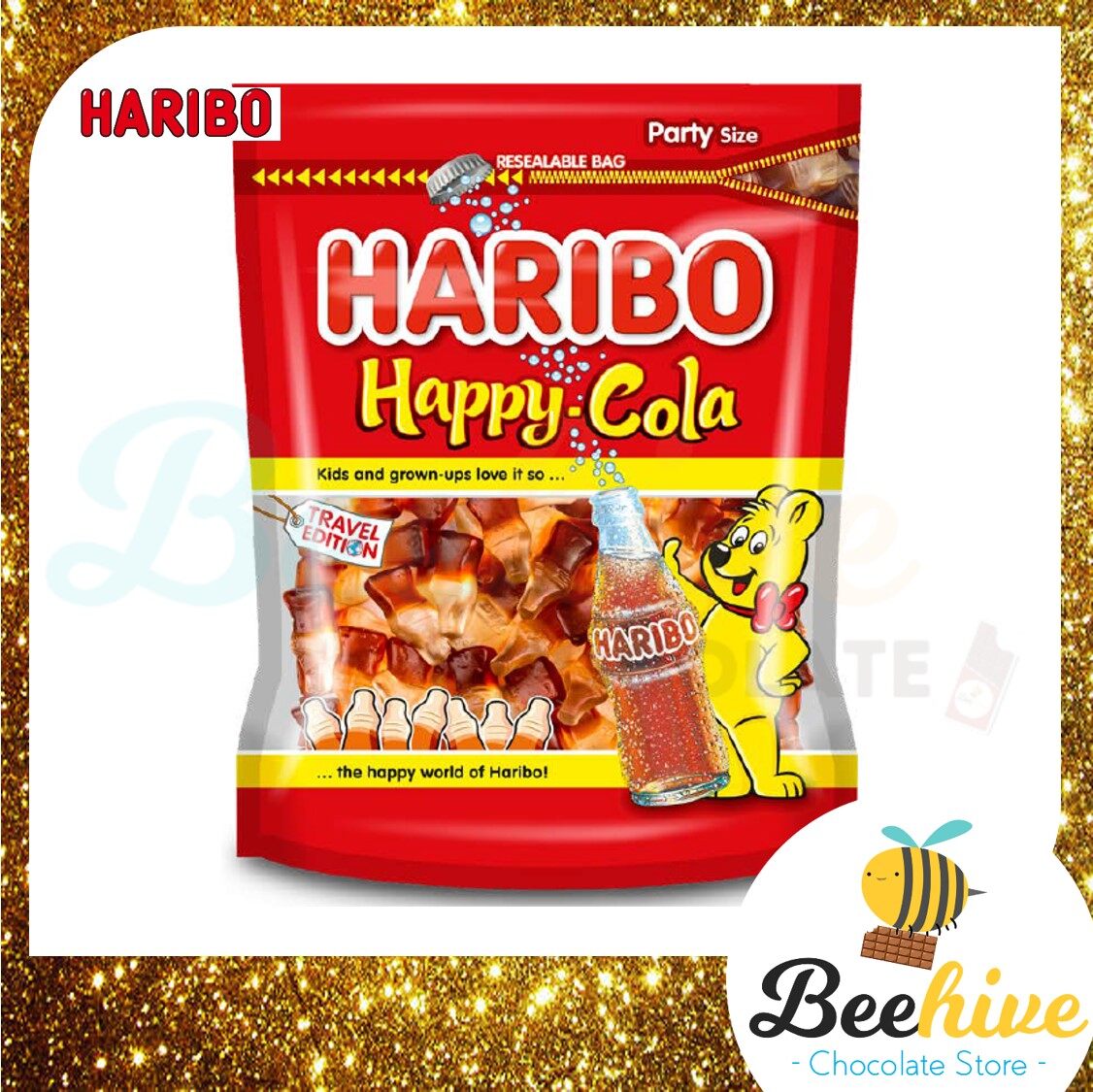 Haribo Gold Bears Gummy Candy 300g [Halal] | Lazada
