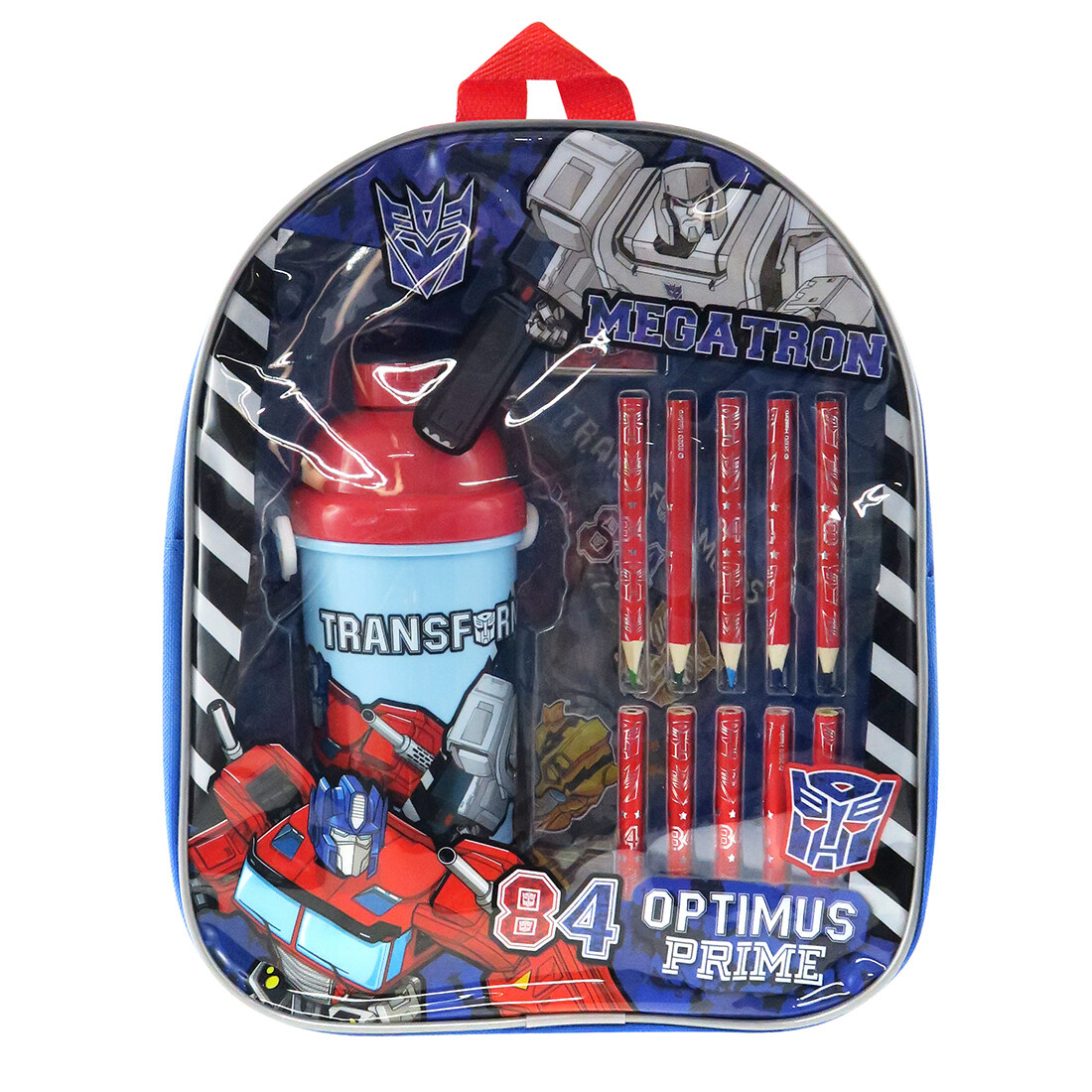 Transformers Autobots Kids Backpack With Stationery Set | Lazada