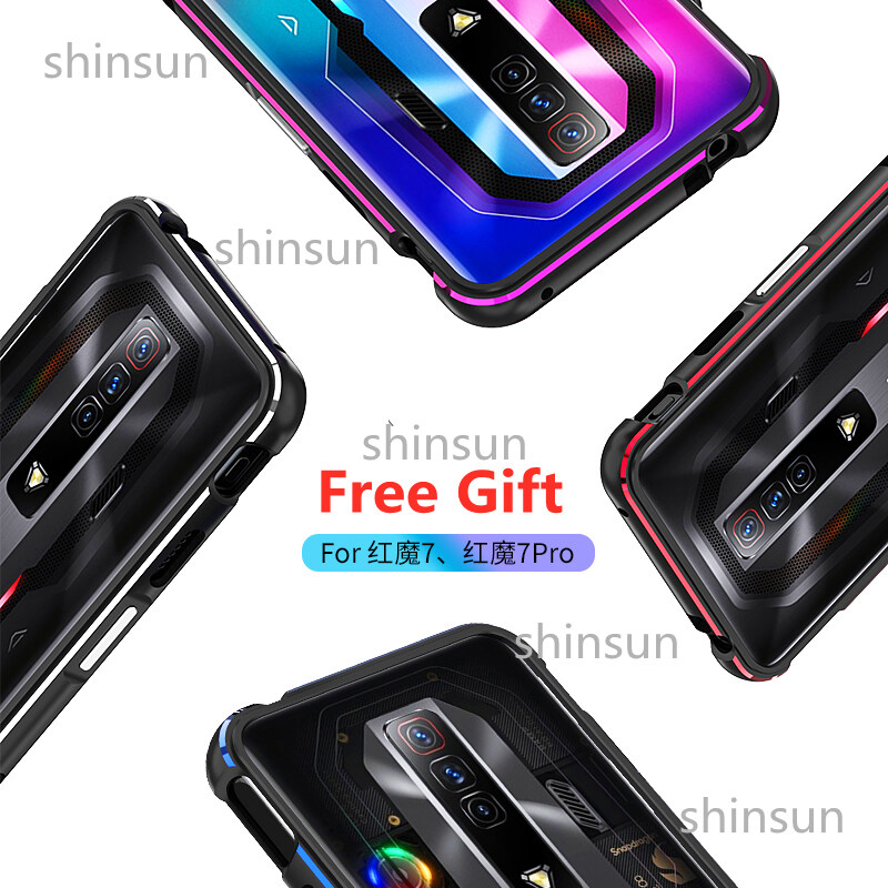 100% Metal【ของขวัญฟรี】สำหรับ Nubia Red Magic 7 Pro เคส Redmagic 6R 6S 6 ...