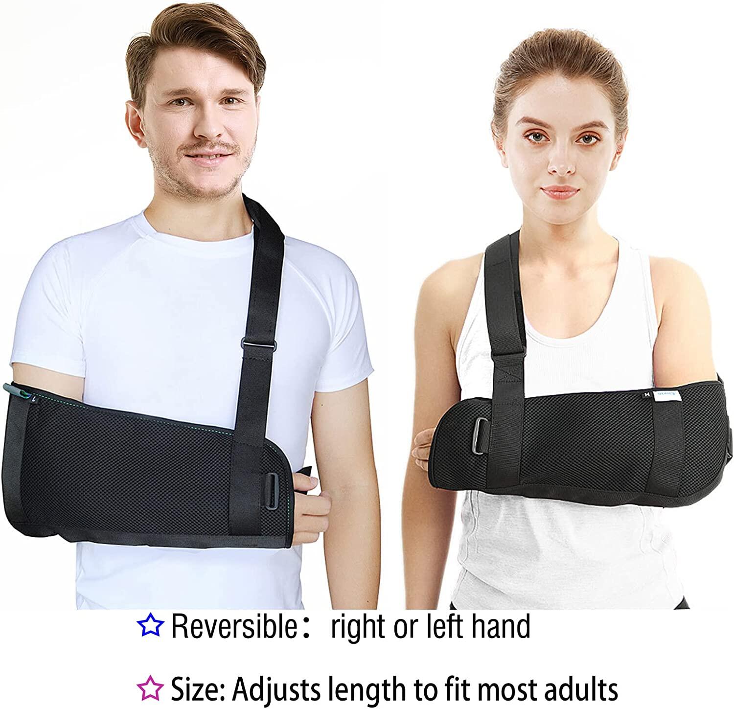 Arm Sling With Split Strap For BrokenFractured Bones Arm Sling Shoulder ...