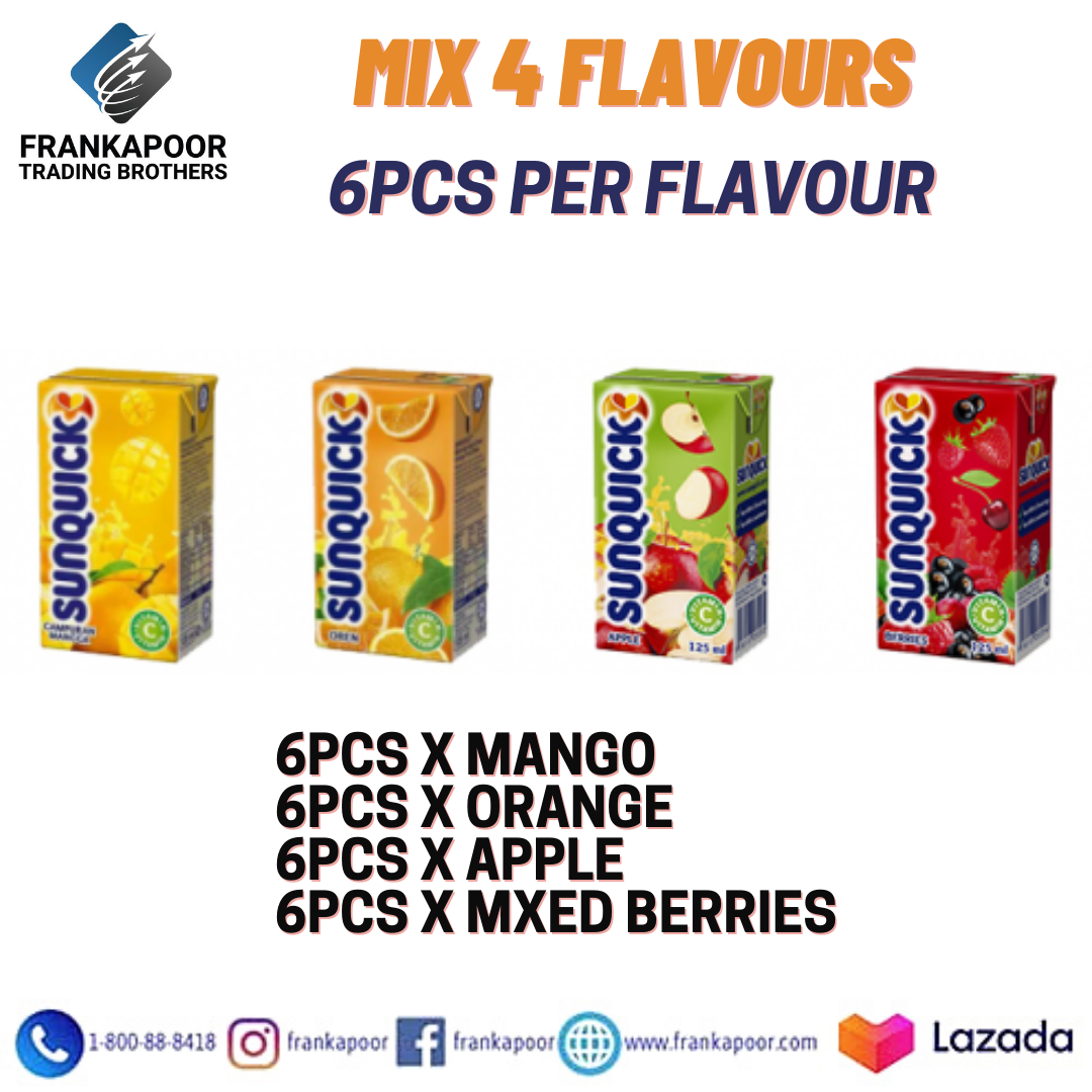 Sunquick Fruit Drink 1 Carton (24 x 125ml) | Lazada