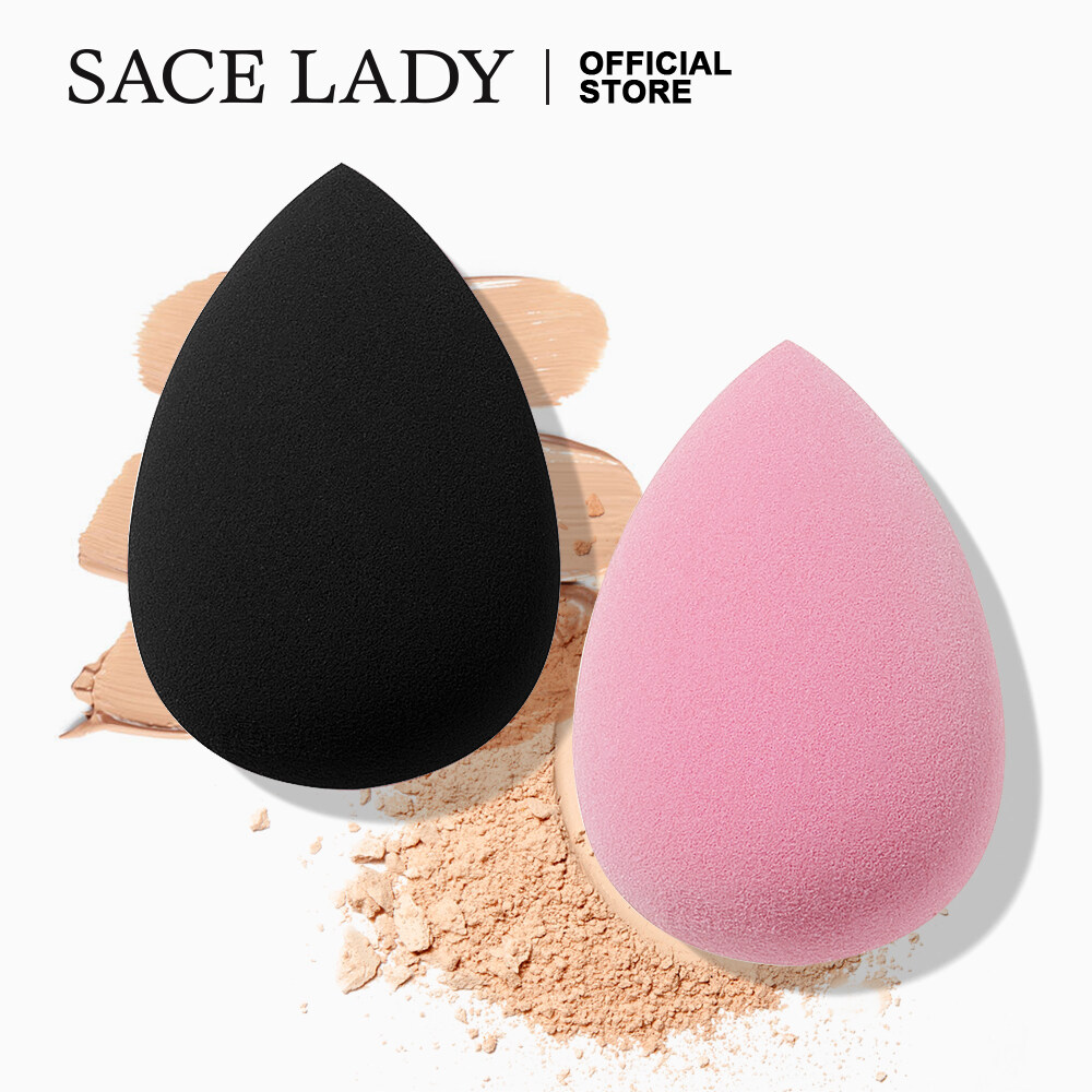 SACE LADY 6ชิ้นชุดฟองน้ำแต่งหน้าครบชุด (พัฟรองพื้นเหลว,พัฟคอนซีลเลอร์ ...