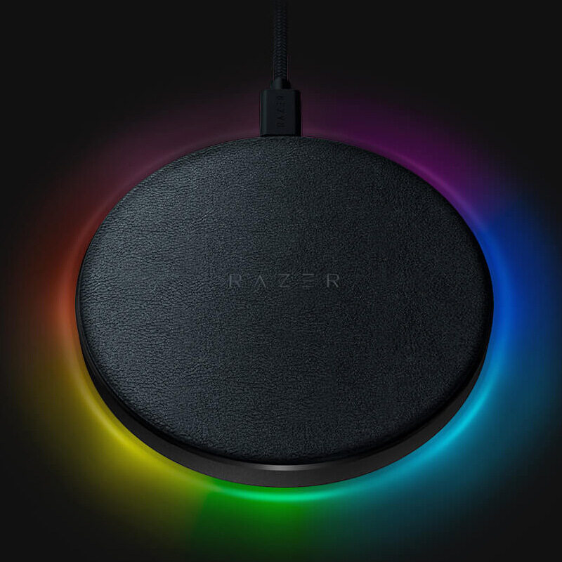 Original Razer Charging Pad Chroma 10W Fast Wireless Charger with Razer ...