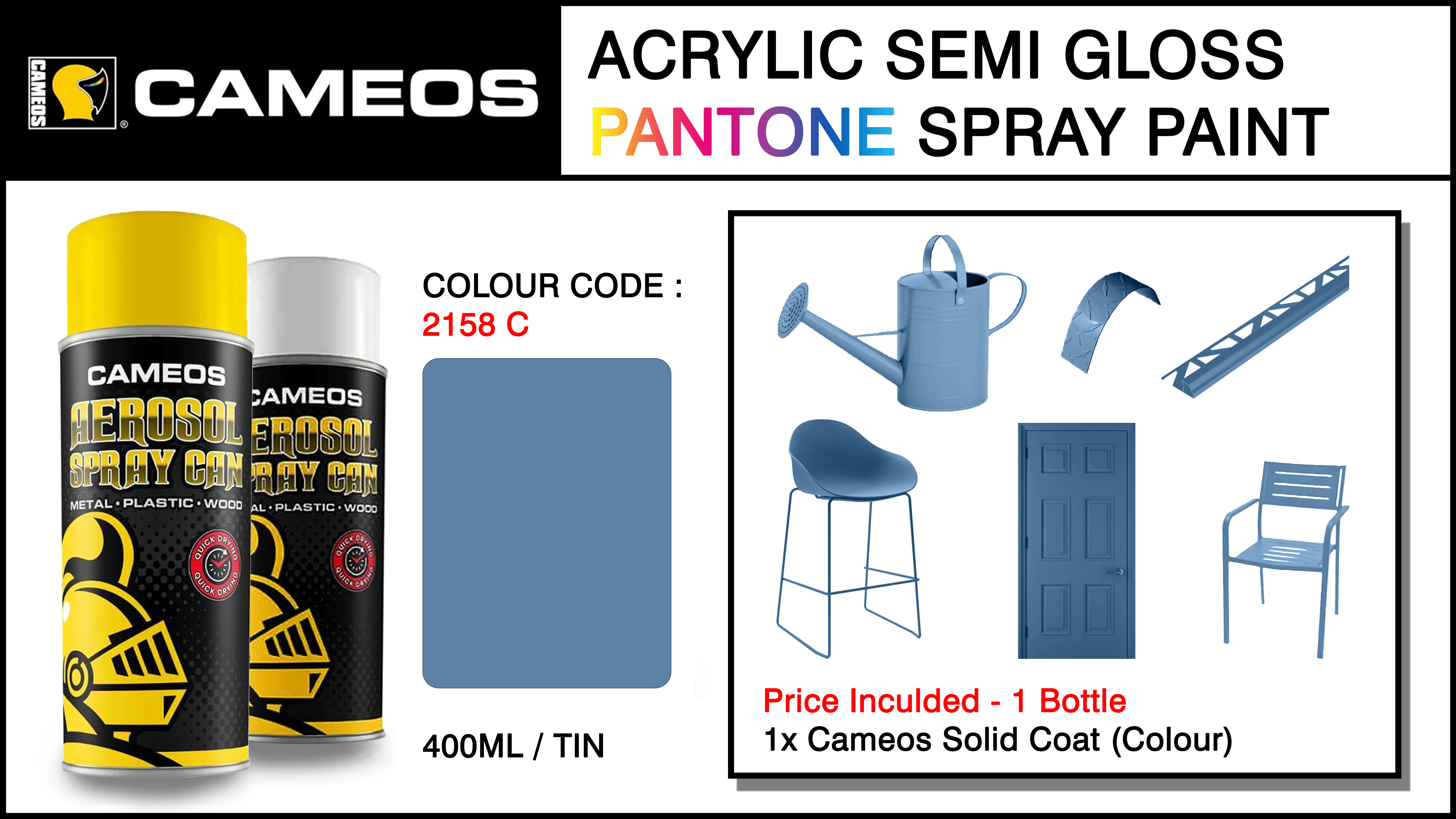 PANTONE Color P75 - Aerosol Spray Paint - CAMEOS 400ML/Bottle | Lazada