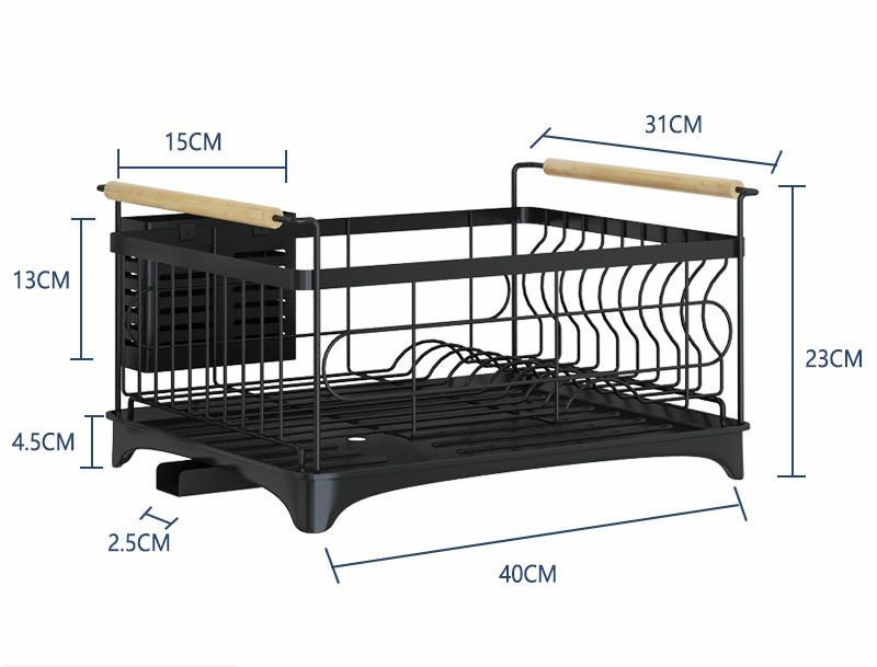 Stainless Steel Sink Rack 2-layer Kitchen Rack Supplies Storage Pool ...