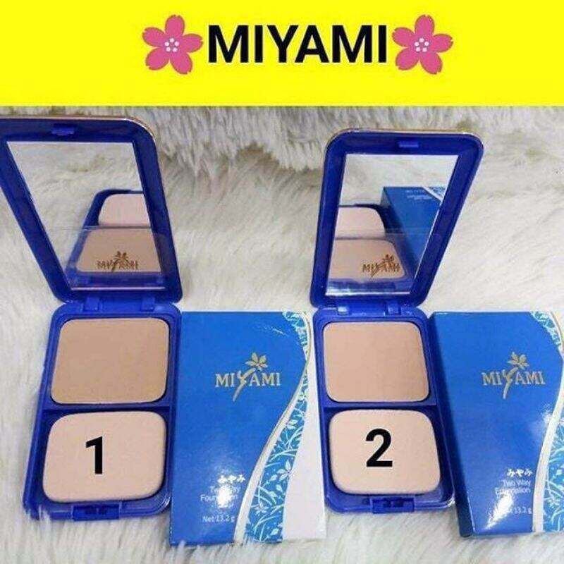 Miyami Miami Compact Powder Bedak Padat Two Way Foundation | Lazada