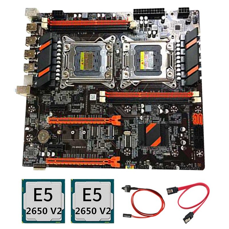 X79 Motherboard LGA 2011-3 Support Dual CPU 4XDDR3 128G Memory for Xeon ...