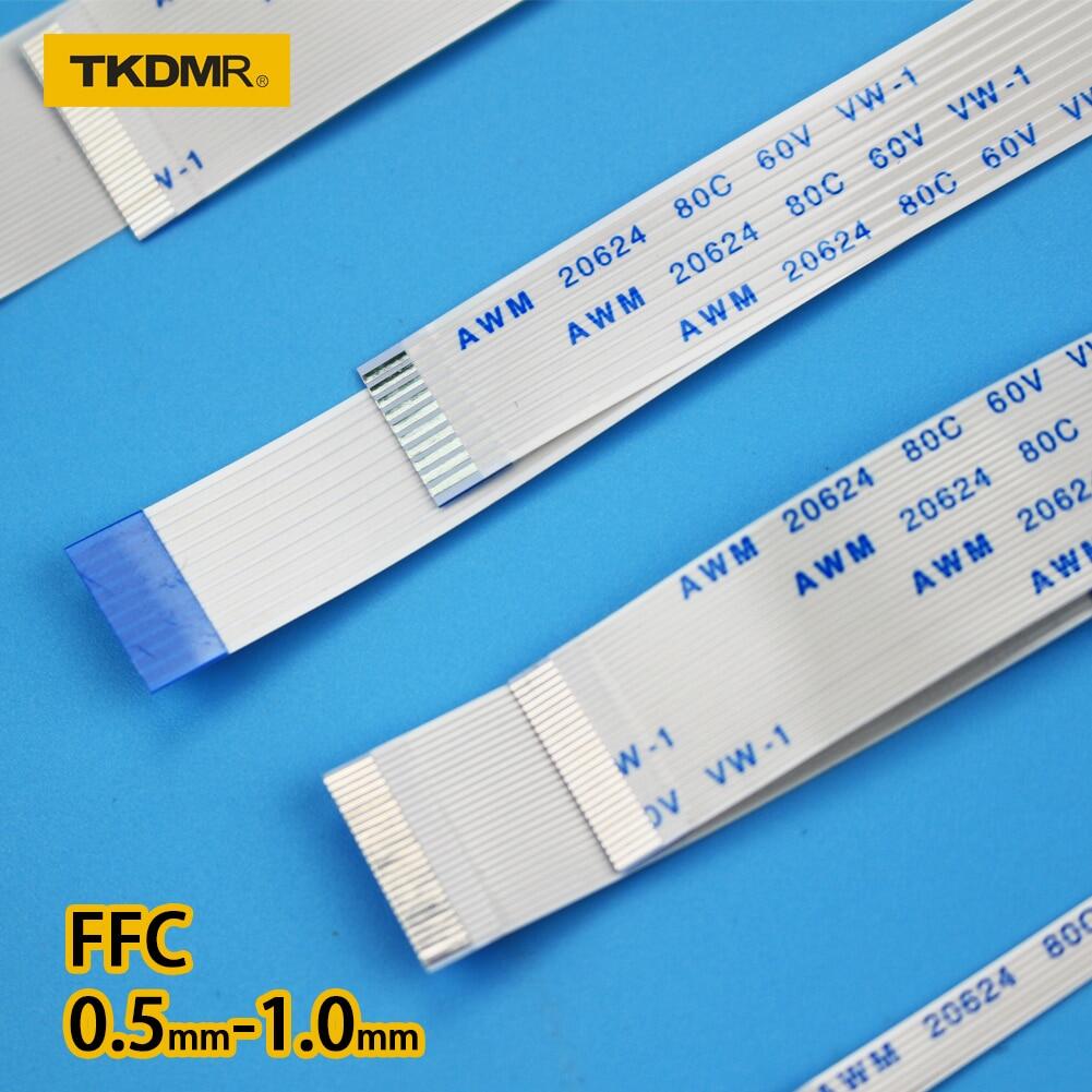 TKDMR สายเคเบิลแบบยืดหยุ่น FFC FPC สาย LCD AWM 20624 80C 60V VW-1 FFC-0 ...