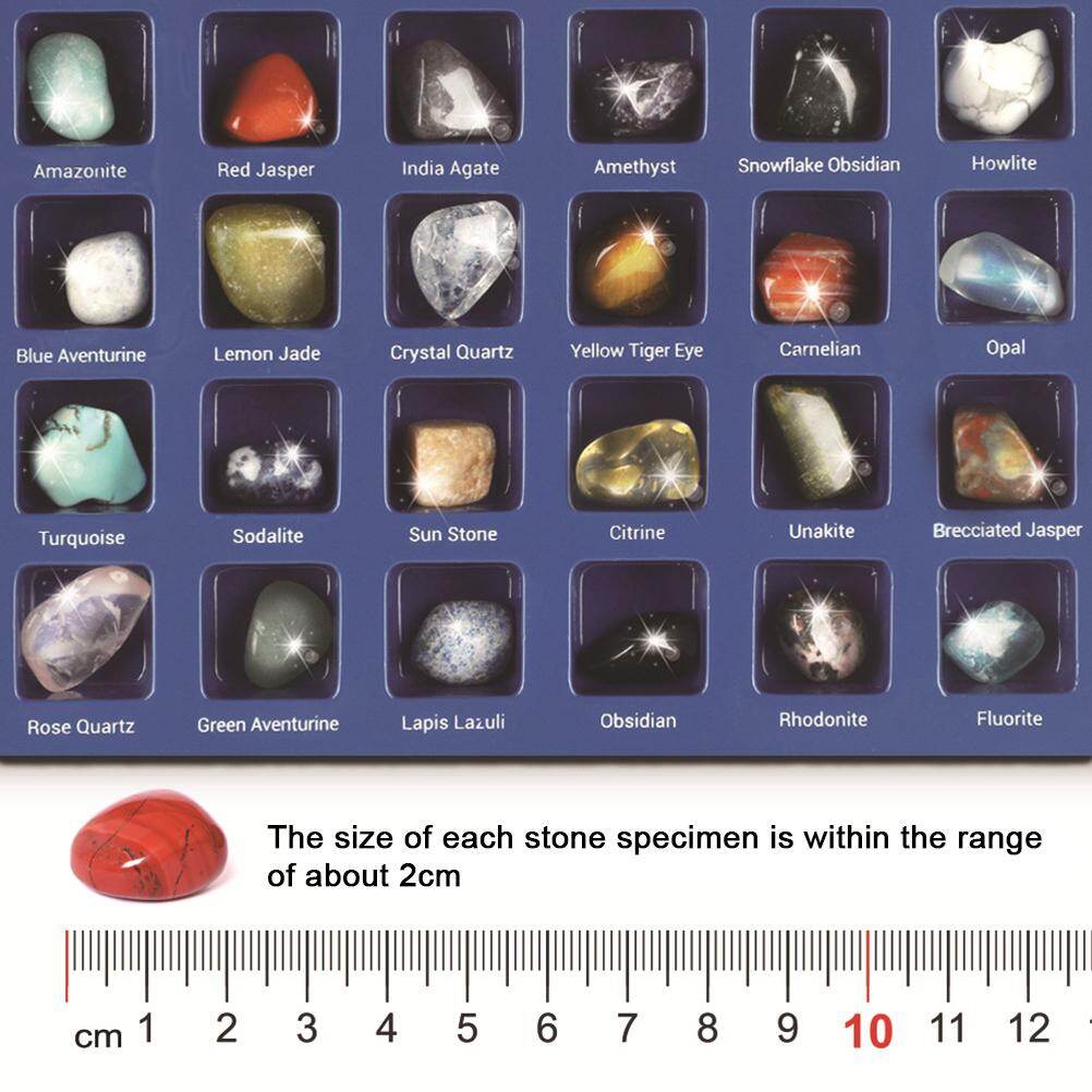 Rocks Collection Rock and Mineral Education Set for Kids Geology Gem ...