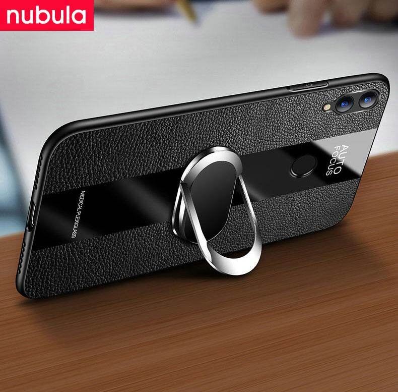 NUBULA untuk Huawei Y Max Casing PU Leather Protective Case Soft Edge ...