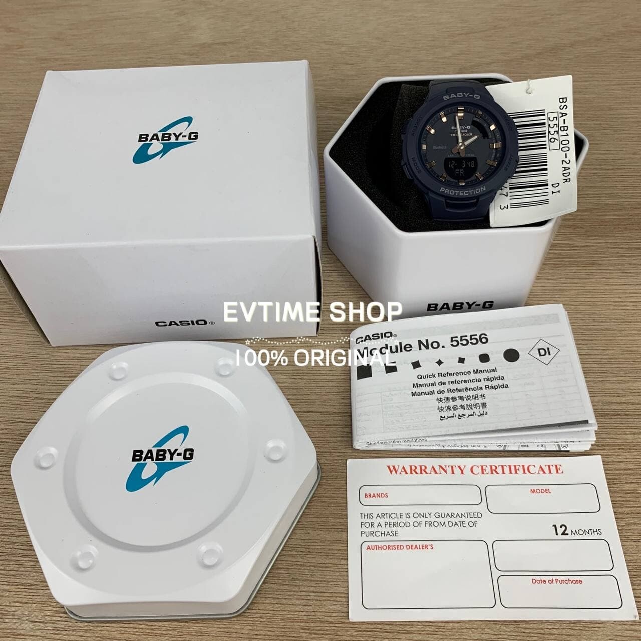 READY STOCK 100% ORIGINAL CASIO BABY-G BSA-B100-1A / BSA-B100-2A / BSA ...