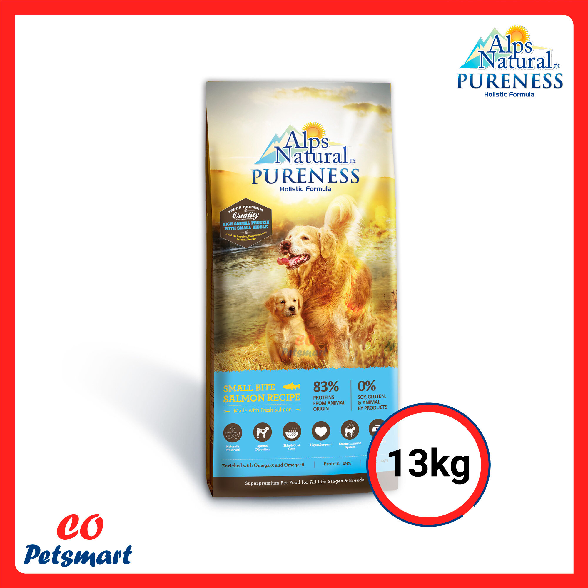 Alps Natural Pureness Dog Food 13kg | Lazada