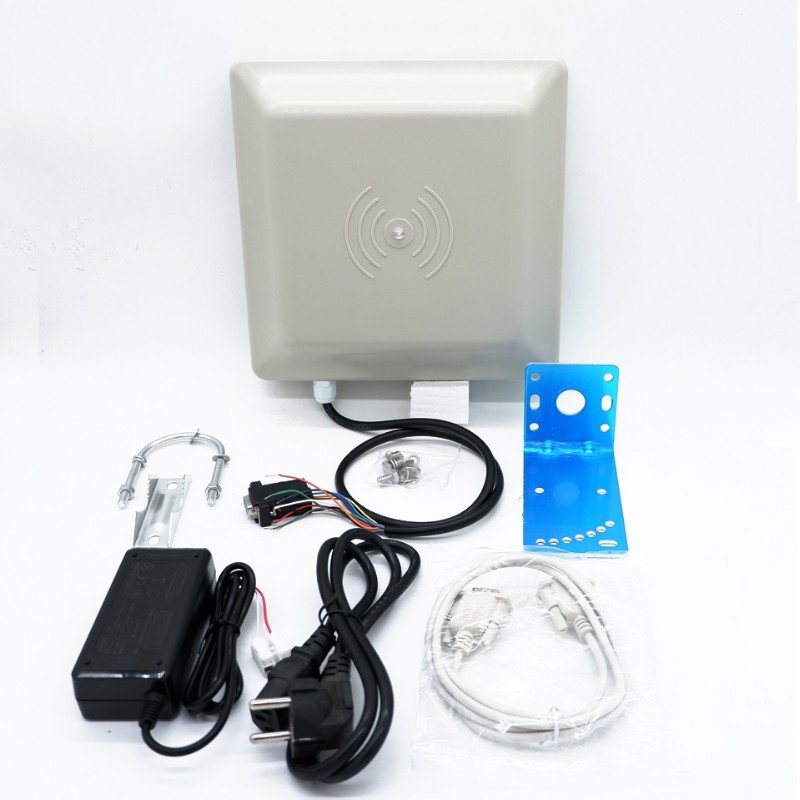 Best Quality Integrative UHF RFID card reader 6M long range 8dbi Antenna RS232/RS485/Wiegand of ...