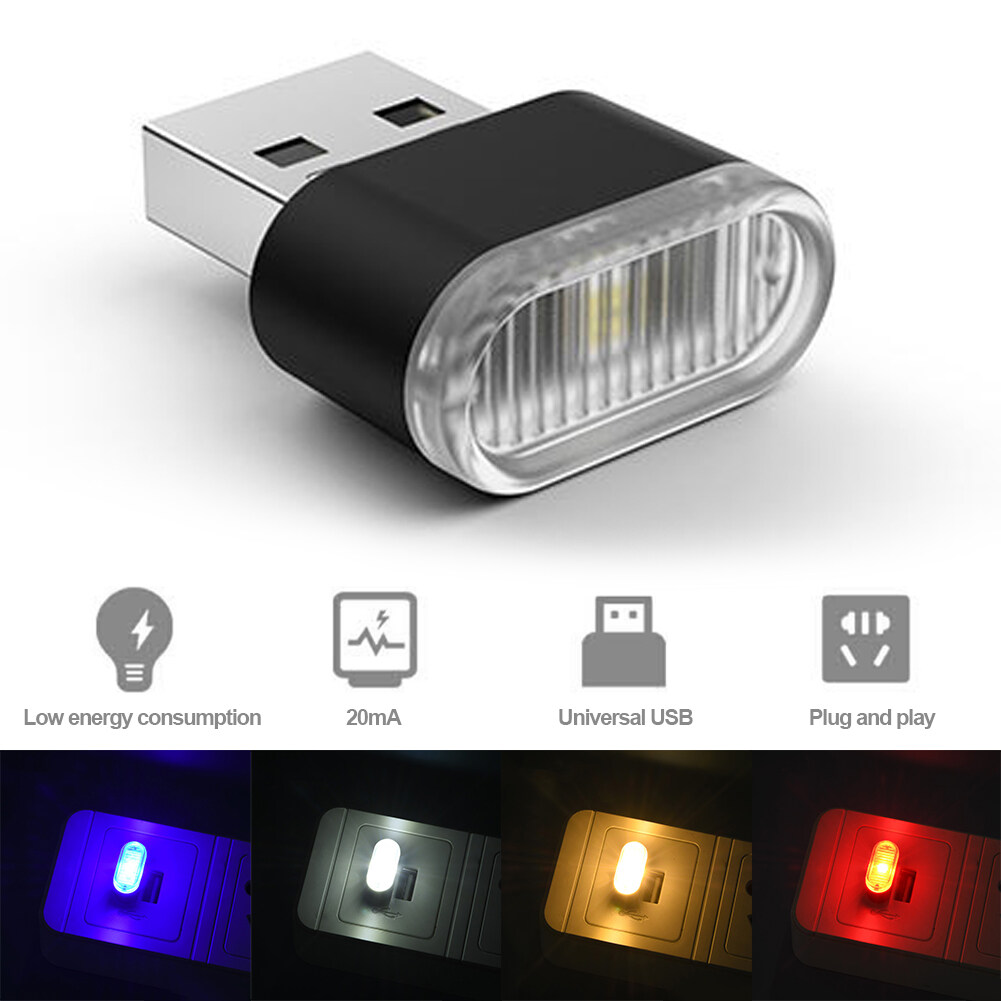 JaneDream Mini Car USB Atmosphere Light LED USB Night Light Modeling ...