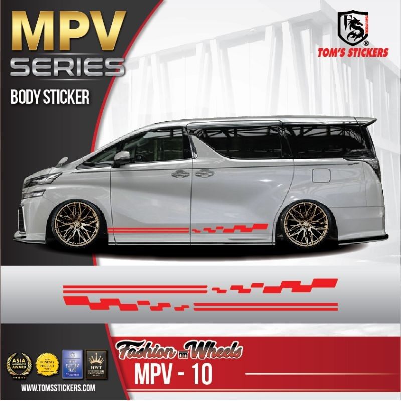 👍👍 MPV CAR BODY STICKERS SET ALPHARD VELLFIRE SERENA STAREX | Lazada