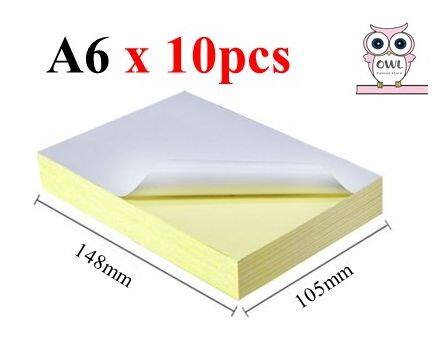 A6 awb consignment glossy sticker labels paper airwaybill 10/50/100pcs ...