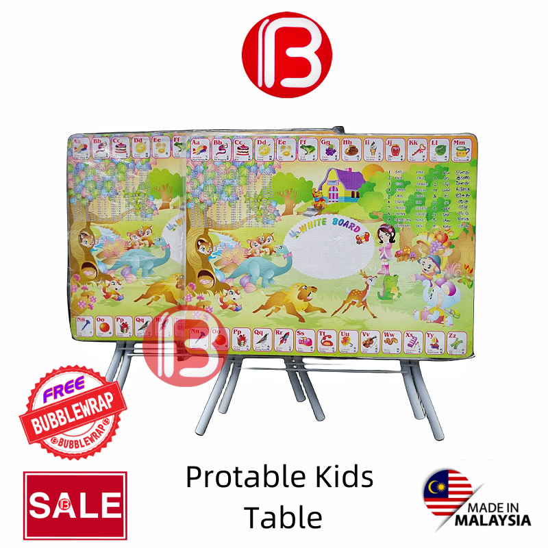 (B Boss) ABC Kids Study Table & Chair ABC Table & Chair / Meja Kerusi ...
