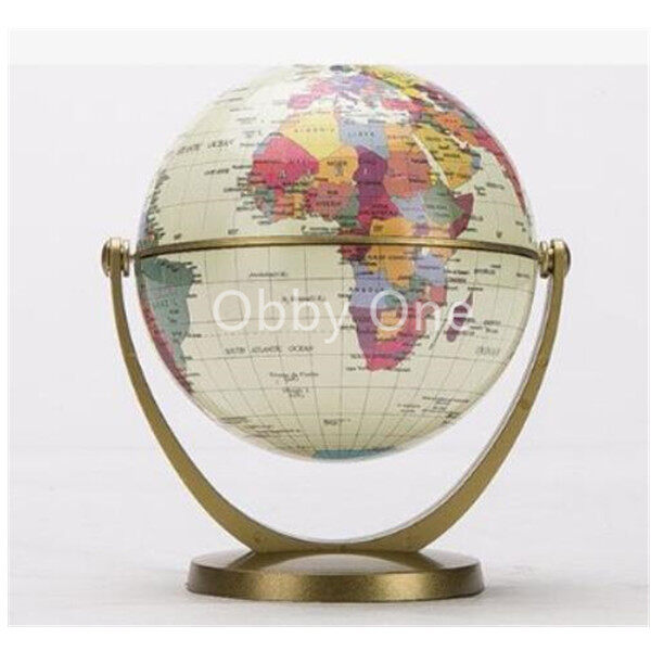 Educational 10.6cm Blue Globe World Earth Atlas Map School Geography ...
