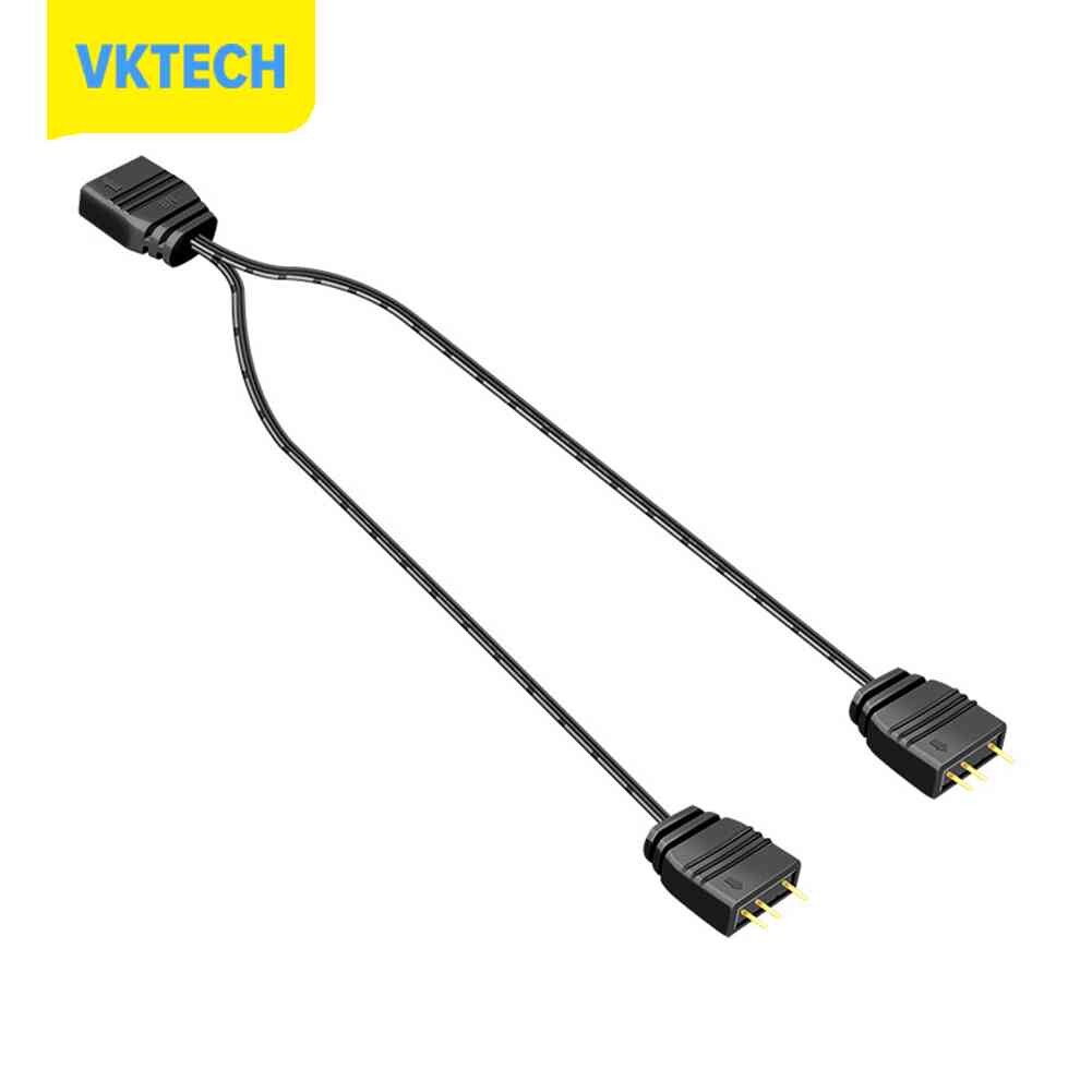 [Vktech] Computer Cooling Fan Cable 5V 3 Pin CPU ARGB HUB Extension ...