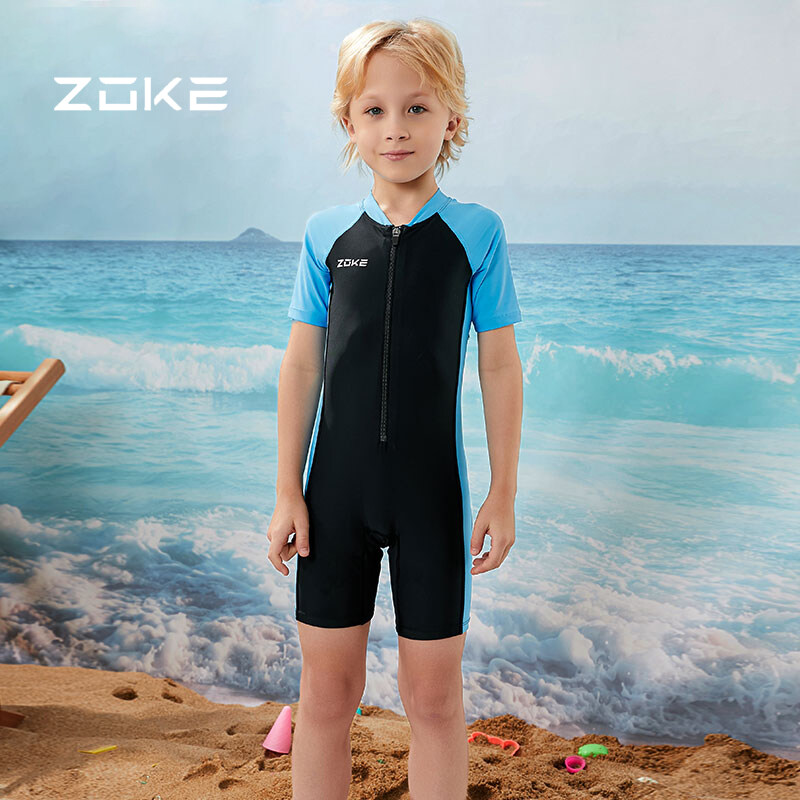 ZOKE ชุดว่ายน้ำสำหรับเด็กผู้ชาย,ชุดกันว่ายน้ำแบบลำลองปี122503554 - ZOKE ...