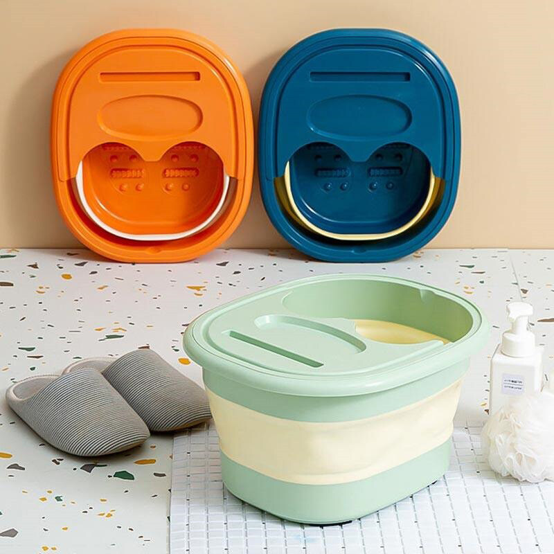 Urone Foldable Foot Bath Bucket Foot Wash Basin Home Storage Laundry ...