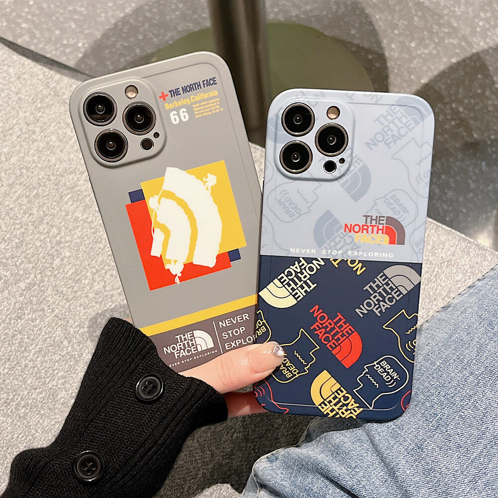 North face classic iphone 14 14Plus 14pro 14promax 12 case 13 soft ...