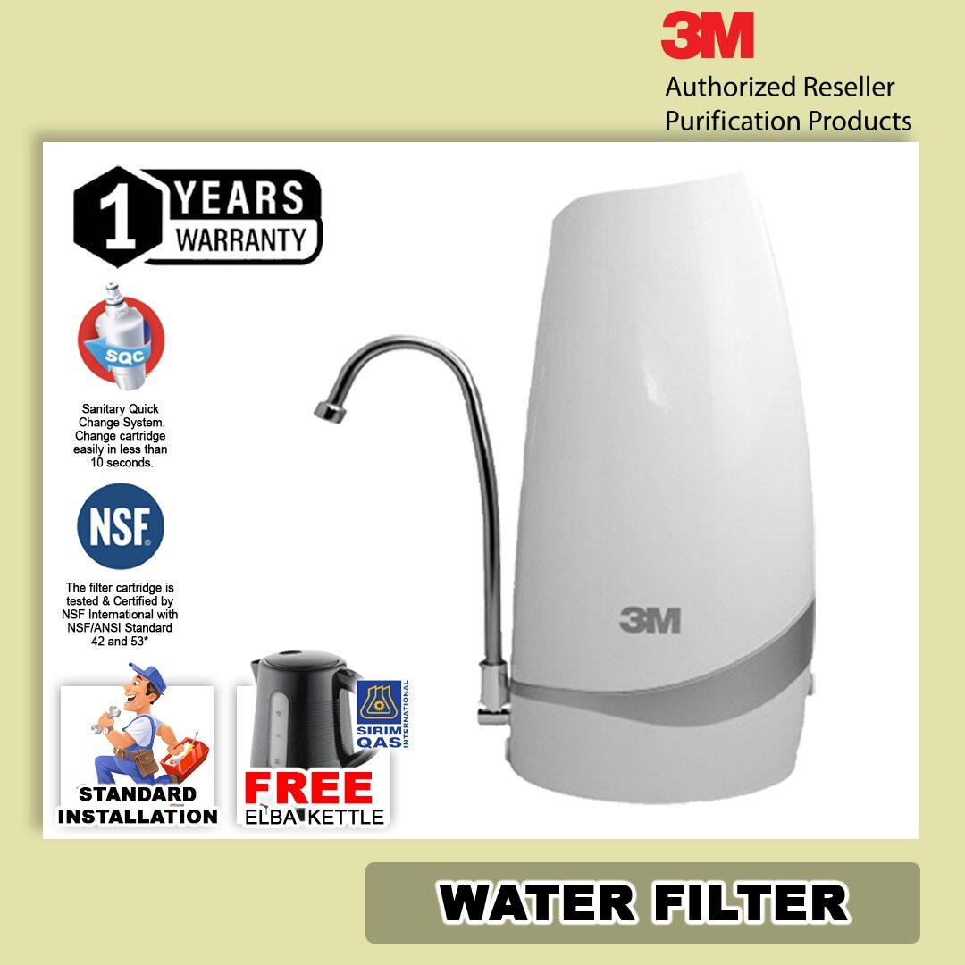 3M Counter Top / Table Top 3M Water Filter System CTM-02 / CTM02 | Lazada