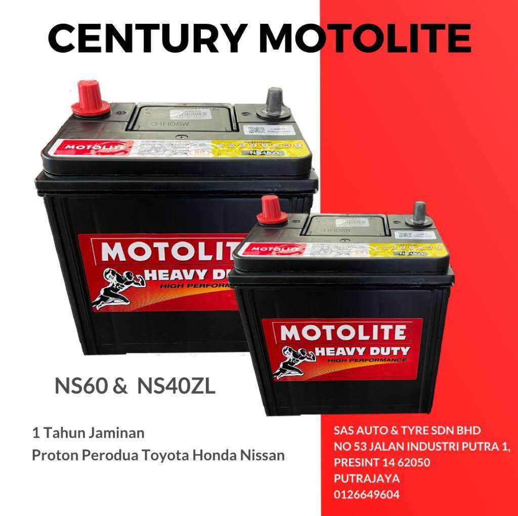 NS40ZL BATTERY MOTOLITE MYVI | Lazada