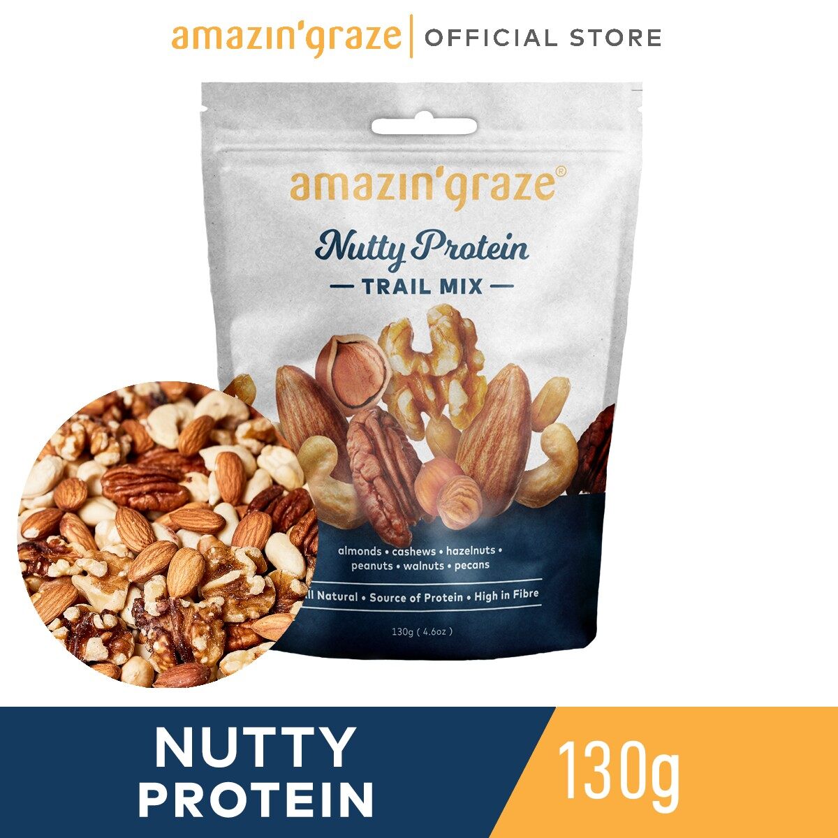 Amazin Graze Healthy Nutty Protein Trail Mix 130g | Lazada