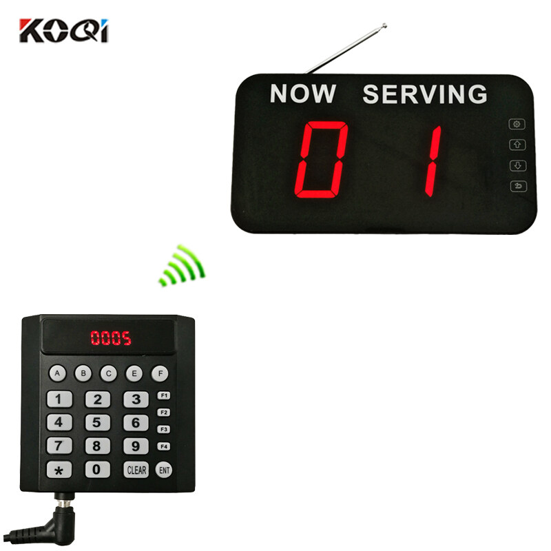 Wireless Restaurant Calling System Number Display System Restaurant ...