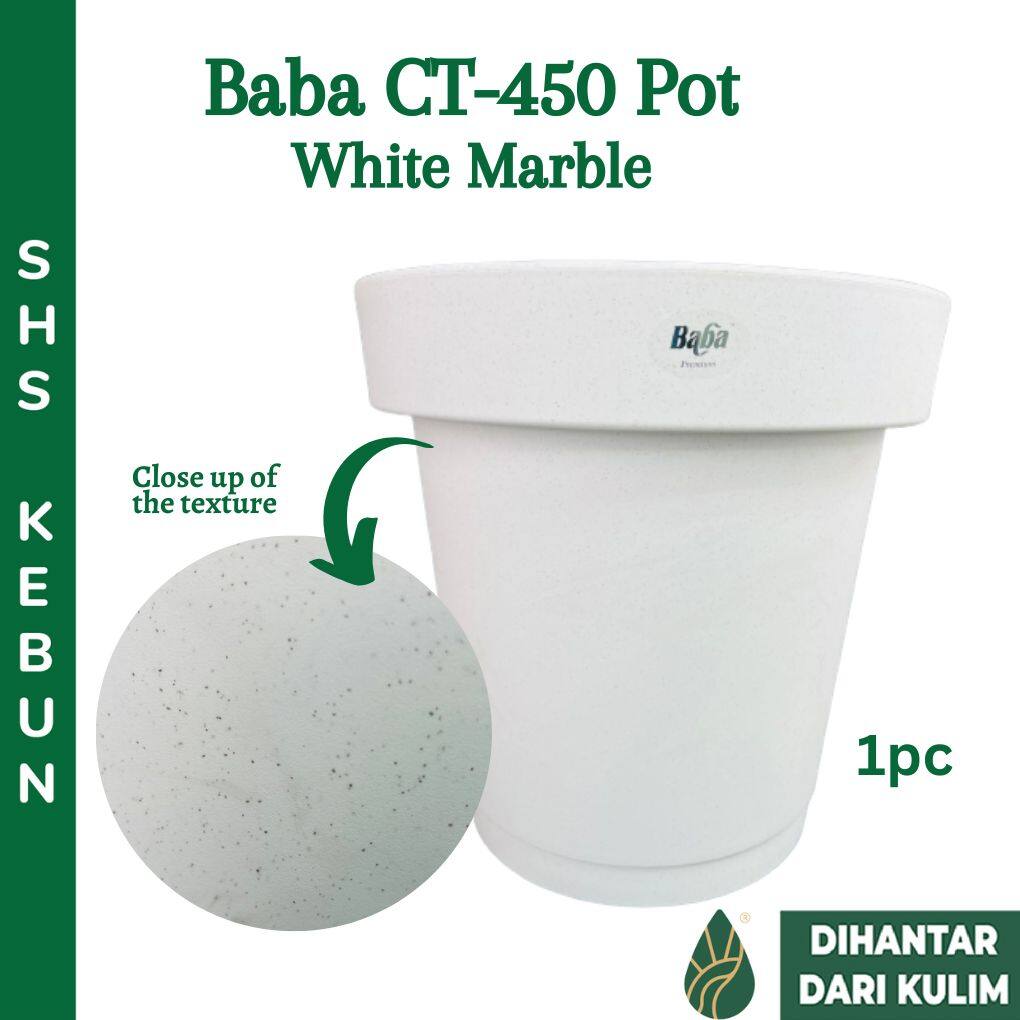 Pasu Besar Baba Large Flower Pot Plastic Flower Pot CT-450 72 Liter ...