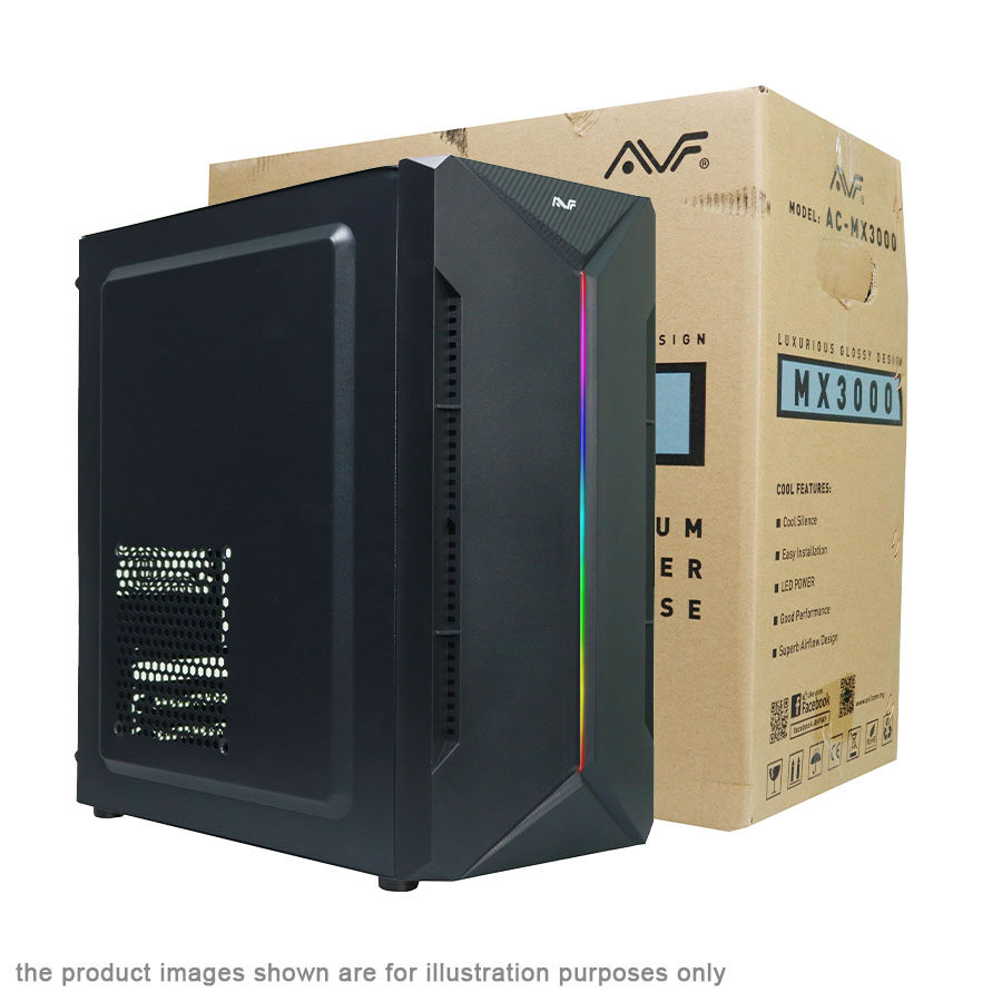 AVF MX3000 Premium M-ATX PC Tower USB3 RGB Light Micro ATX Casing | Lazada