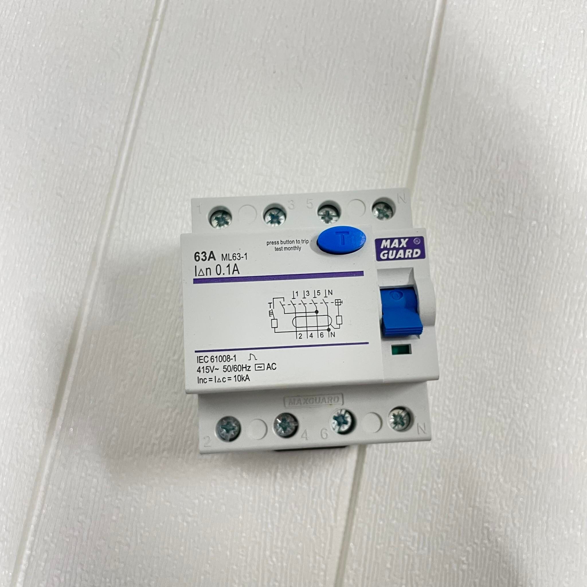 Pemutus Litar DB BOX ELEKTRIK SIRIM ORIGINAL MAXGUARD ELCB 40A/63A ...