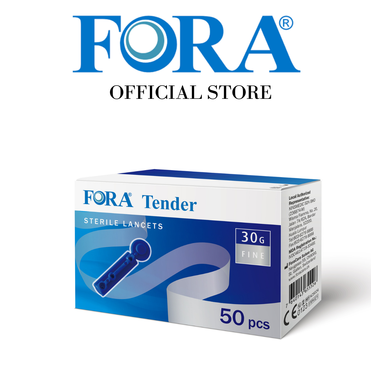 FORA Lancets 30G, 50’s / box | Lazada