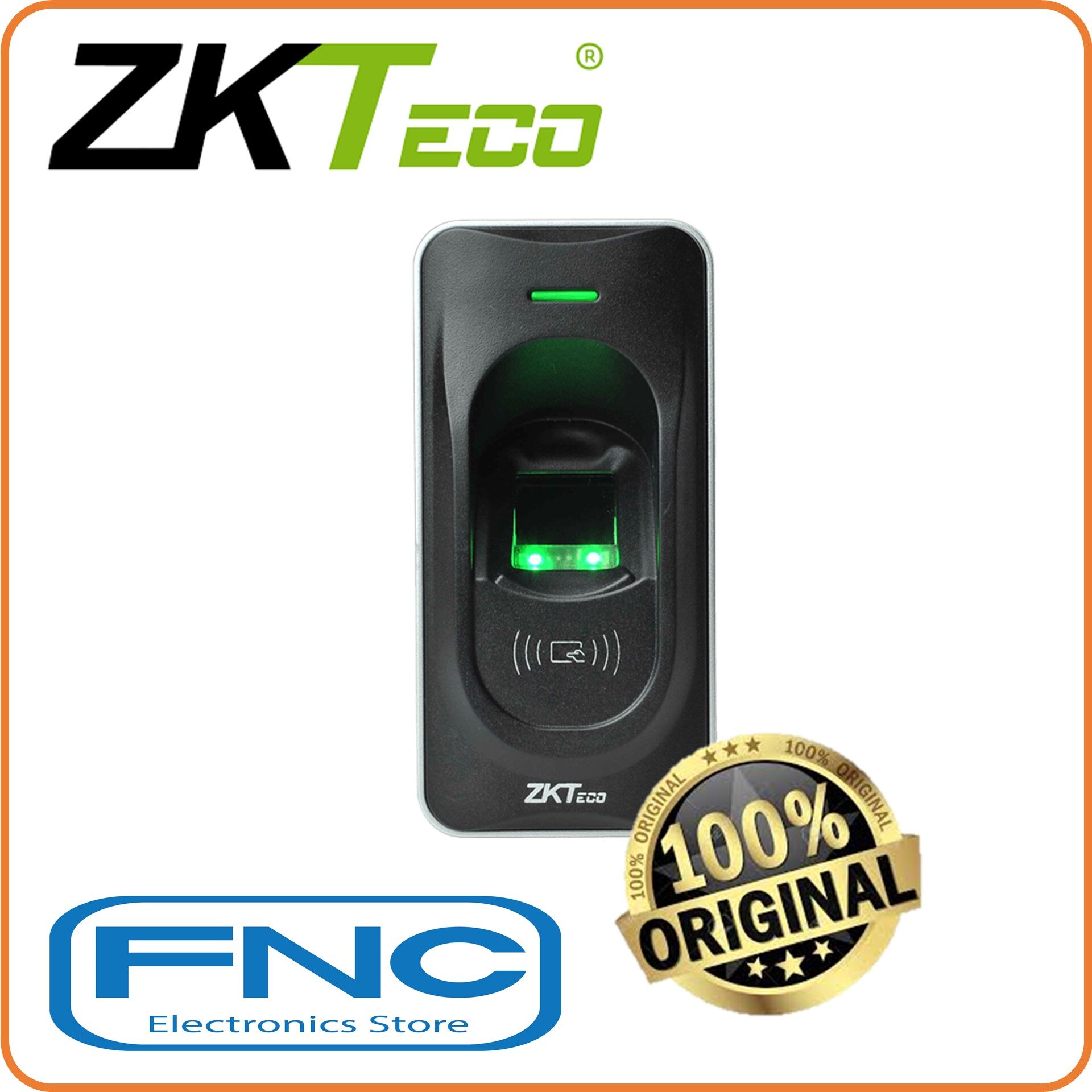 ZKteco FR1200 Door Access Fingerprint Reader With RS485 Communication Interface Terminal | Lazada