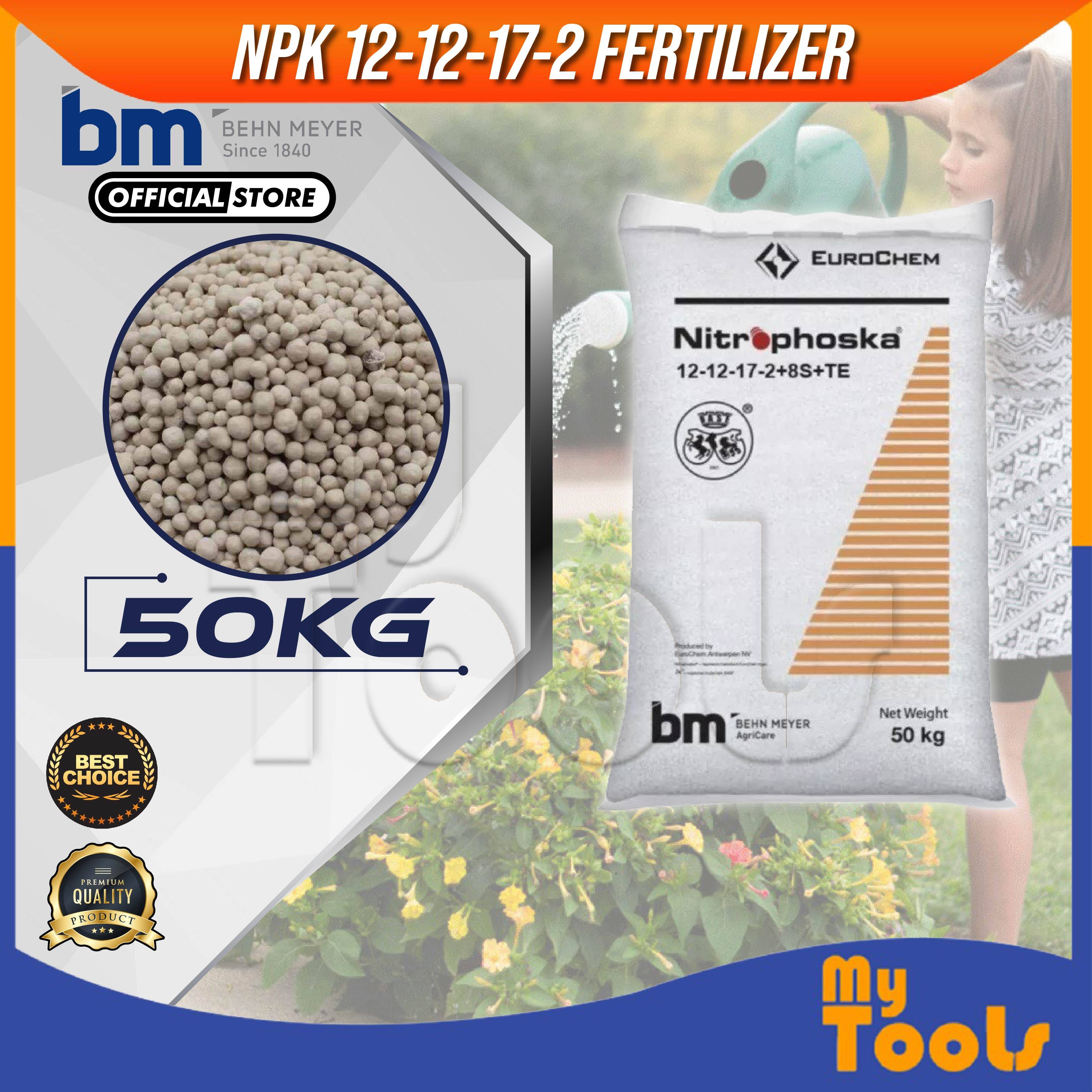 Mytools Fertilizer Nitrophoska Blue BEHN MEYER 12-12-17-2 (50KG) Baja ...