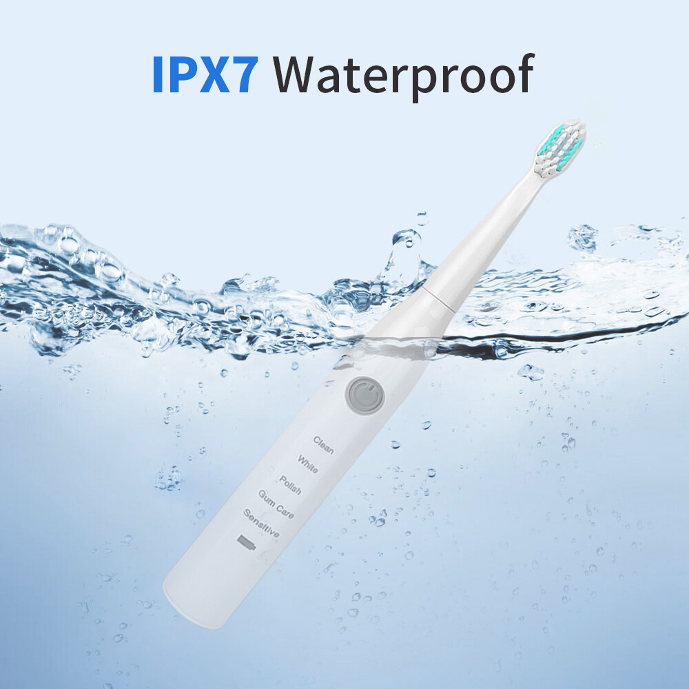 USB Electric Toothbrush Sonic Wave Rechargeable Top Quality Smart Chip ...