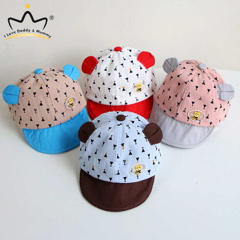 Cute Cartoon Ears Baby Cap Boy Baseball Caps Kids Sun Hat - I Love ...