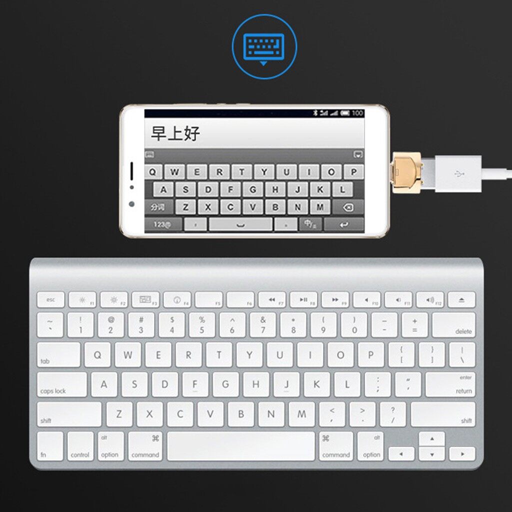 ♥มีสินค้า + ฟรี♥Micro USB USB ตัวผู้ USB 2.0หญิงข้อมูล OTG Converter ...