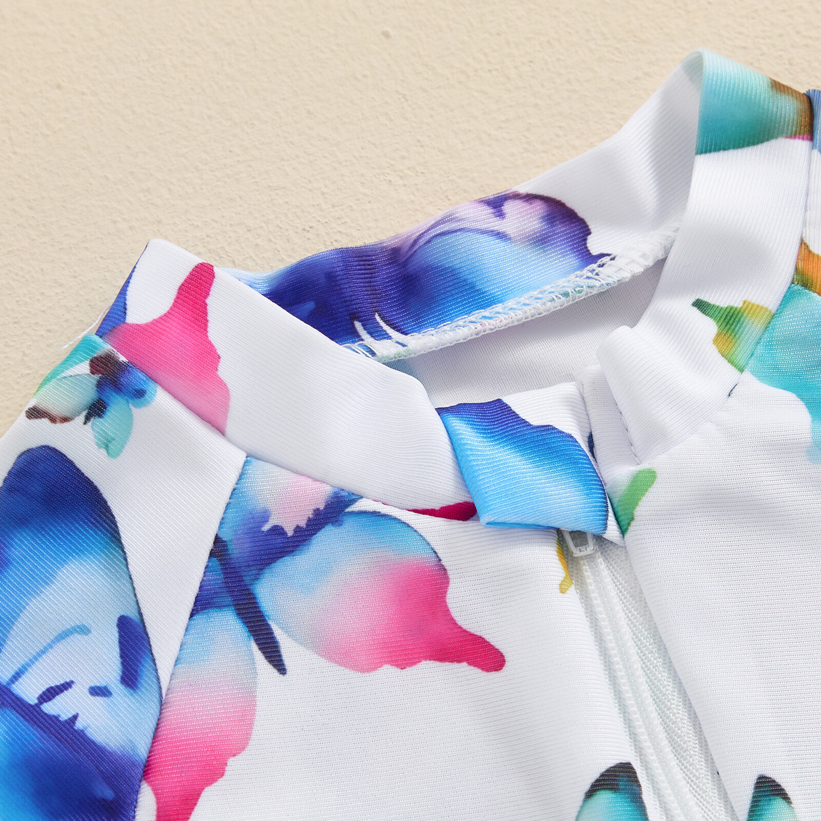 Thorn Tree Baby Girl Swimwear Summer Floral Print Short Sleeves ...