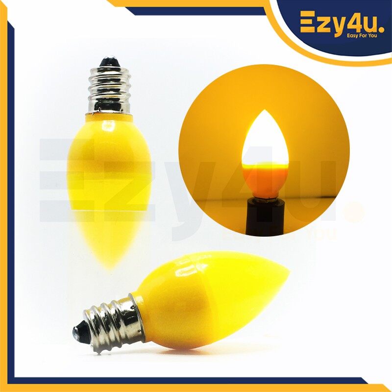 Altar Red BulB Mentol Altar Sembahyang Chili Red LED Bulb E12 E14 (2 ...