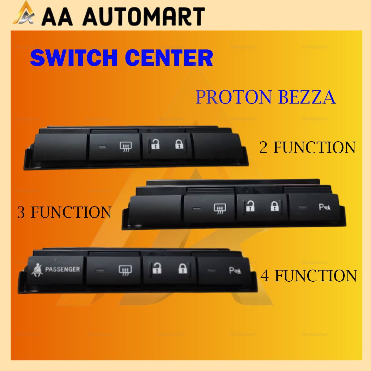 *JAMINAN* PROTON BEZZA SWITCH CENTER HEATER CENTRA LOCK PINTU DOOR SUIS ...