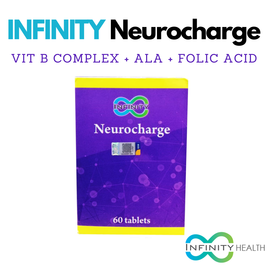 INFINITY Neurocharge (Vit B Complex + ALA + Folic Acid) 60's | Lazada