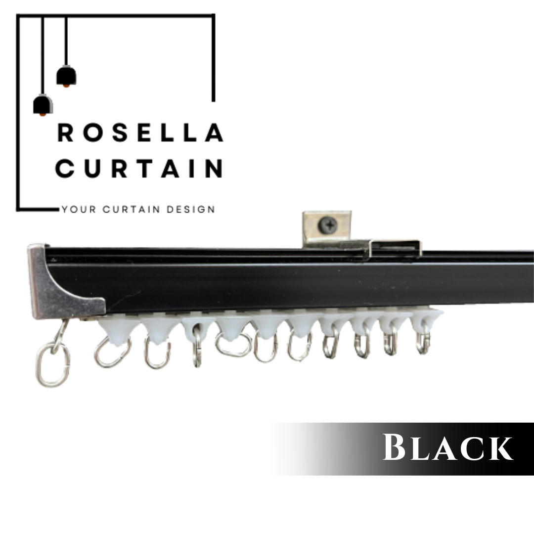 READY STOCK - CURTAIN TRACKS! Aluminium Single Track (Curtain Track ...