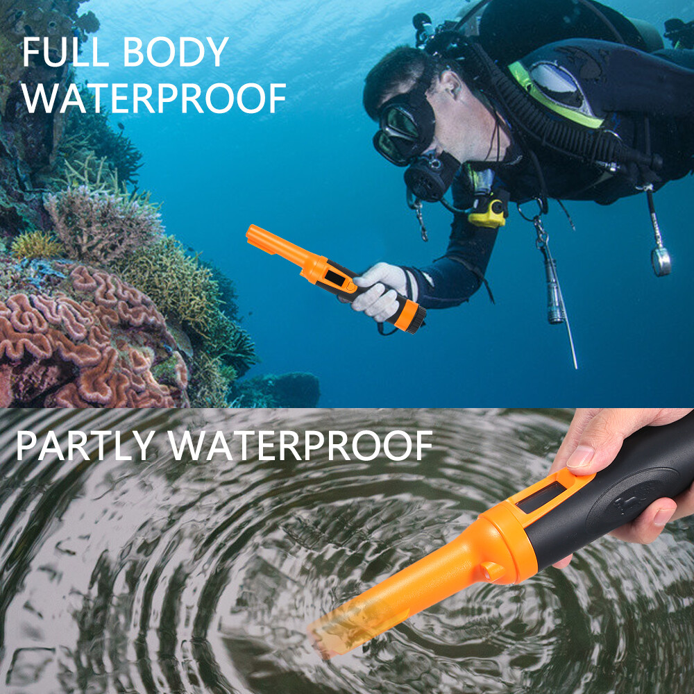 Hand-held Metal Detector Waterproof Highly Sensitive Underwater ...