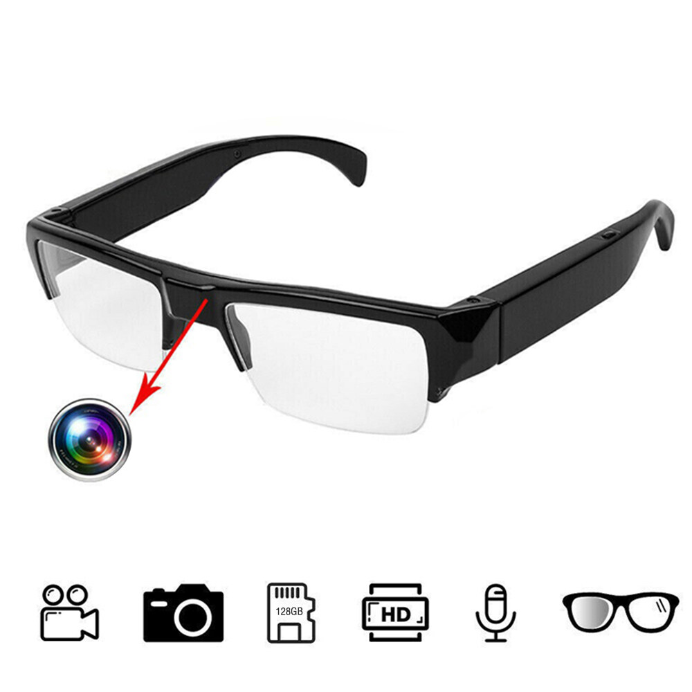 HD 1080P Camera Glasses DVR Video Recording Photo Shooting Wearable ...