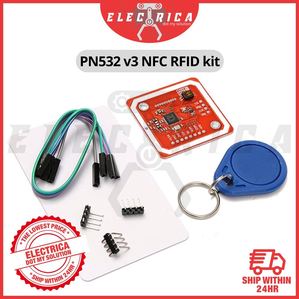 Arduino PN532 NFC RFID Card Reader (FULL SET) | Lazada